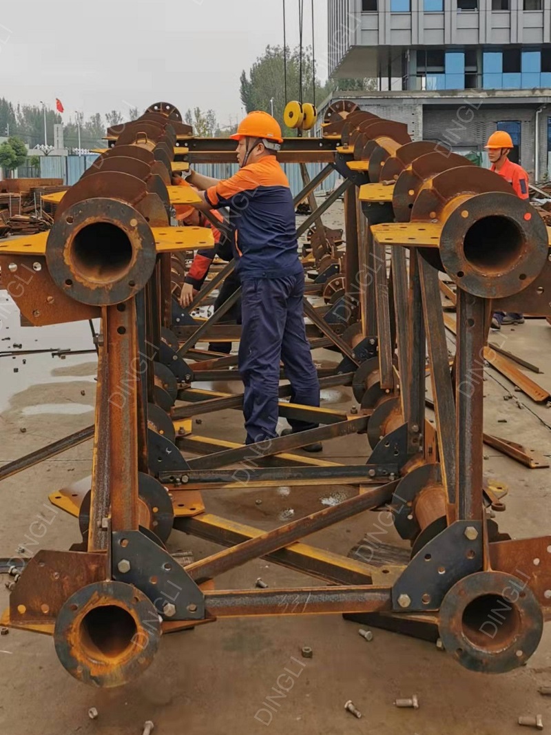 220kV Steel Tube Tower Proto-assembly Test Successfully Completed - DINGLI