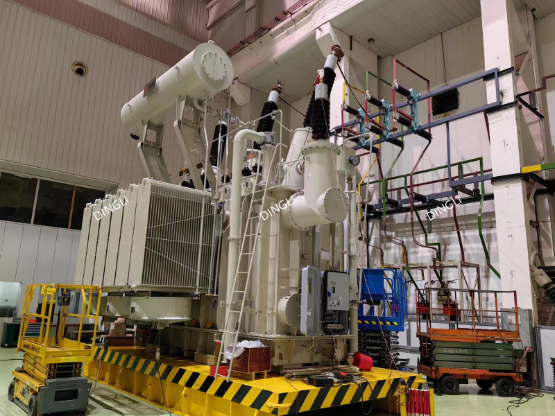 The main transformer for the Indonesian nickel mine substation supplied ...
