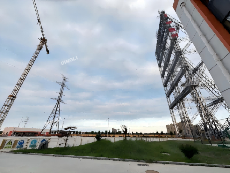 Dingli successfully completed the 230kV tower loading test in Ecuador ...