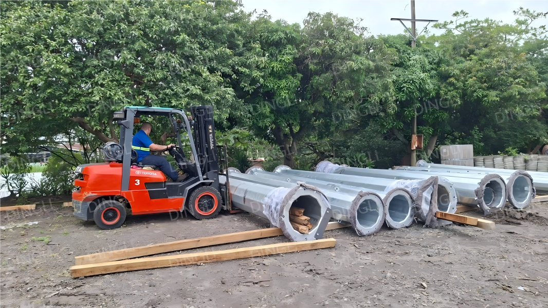 Dingli Successfully Completes First Delivery of Telecom Poles for ICE ...